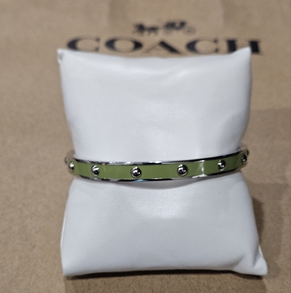 Coach | Jewelry | Coach Studded Bangle Bracelet 9 Diameter 2 34 Across ...